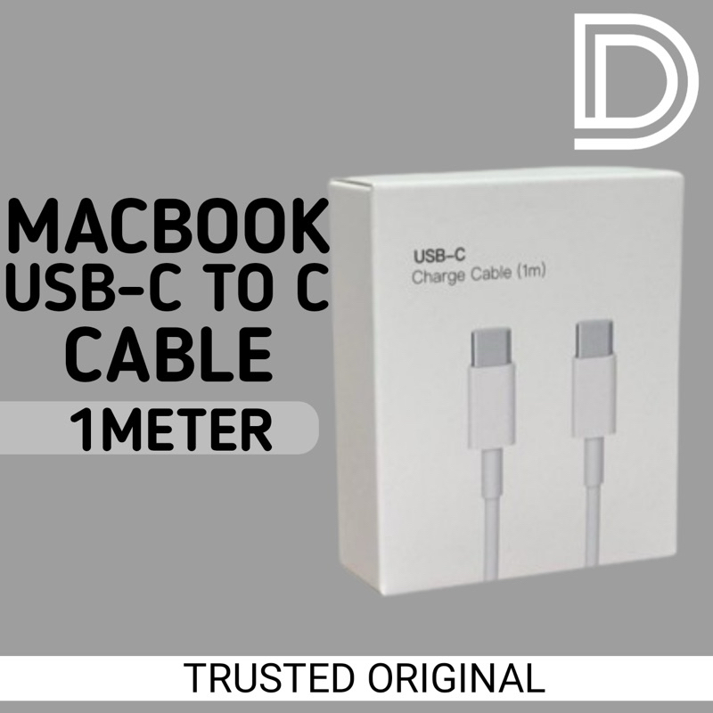 Jual KABEL USB-C TO C 1 METER (USB C CHARGE CABLE 1M) | Shopee Indonesia