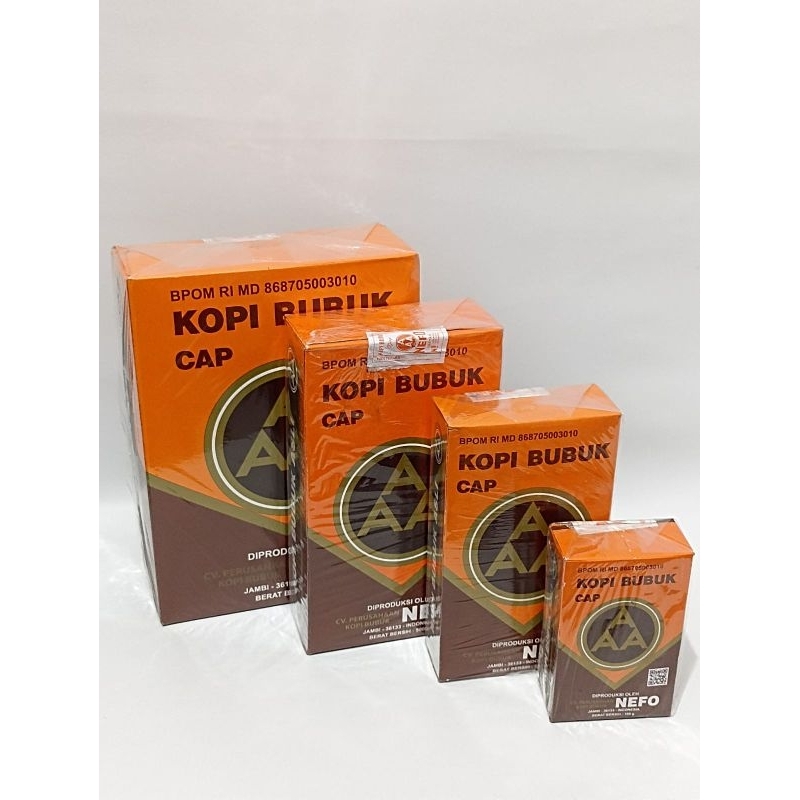 Jual Kopi AAA 1kg Nefo Kopi Bubuk Hitam Khas Jambi Halal | Shopee Indonesia