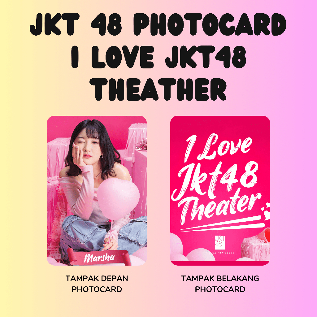 Jual Photocard JKT48 Series I Love Theater (Full Member 41 Pcs) | Shopee Indonesia