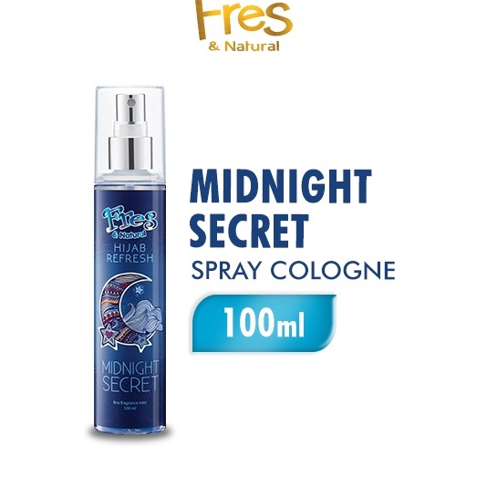 Jual modelTipe XMF006 Fres & Natural Spray Cologne Hijab ReFres Midnight Secret Botol 100 ml ...