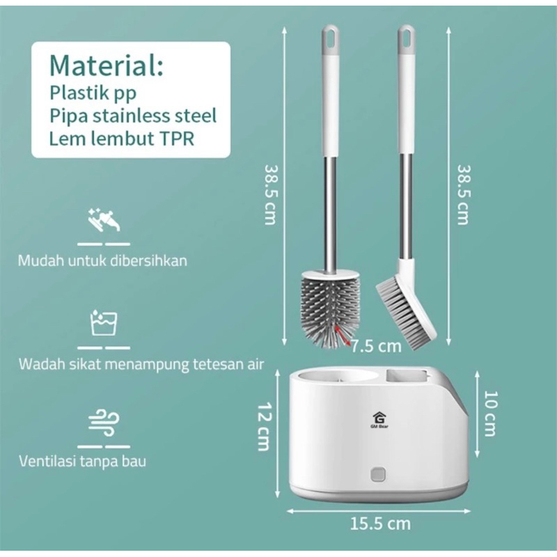 Jual Sikat Toilet To in One / Sikat Wc | Shopee Indonesia