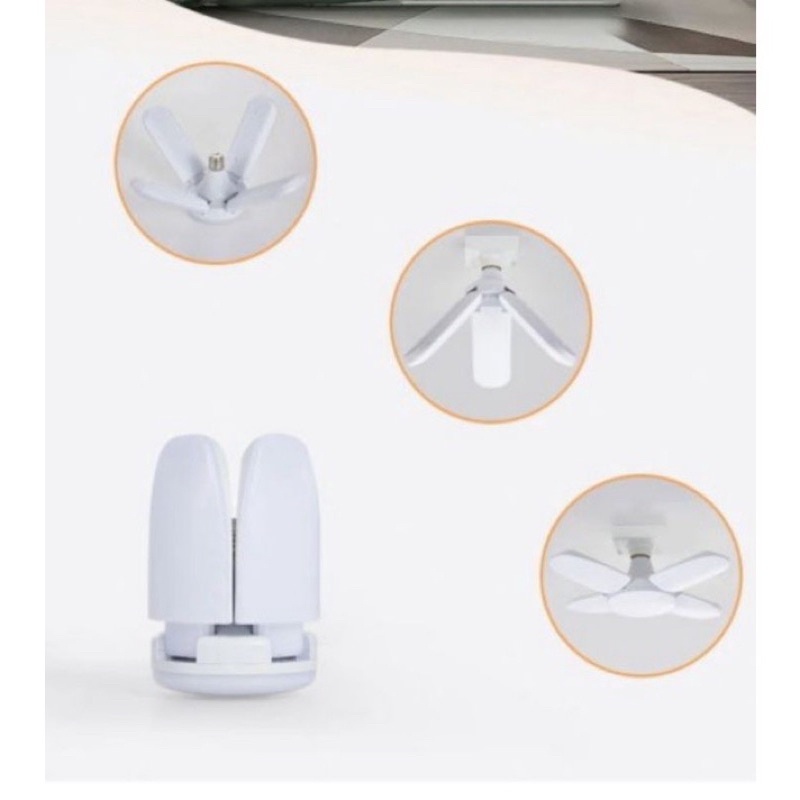 Jual LAMPU Model Kipas 4 Sayap Lampu LED Bubble 40 Watt | Shopee Indonesia