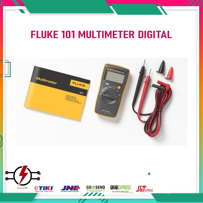 Jual FLUKE 101 MULTIMETER DIGITAL / MULTITESTER DIGITAL CAT III 600V ...