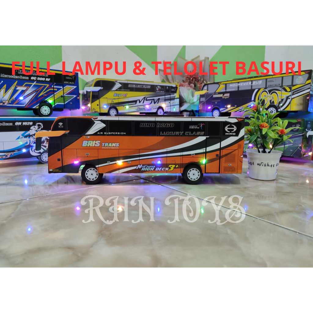 Jual MAINAN VIRAL MINIATUR BUS TELOLET BRIS TRANS TUAN MUDA | Shopee ...