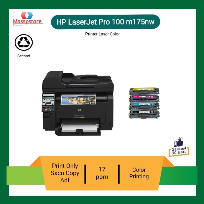Jual Mesin Foto Copy color Printer Hp LaserJet Pro 100 M175nw foto copy ...