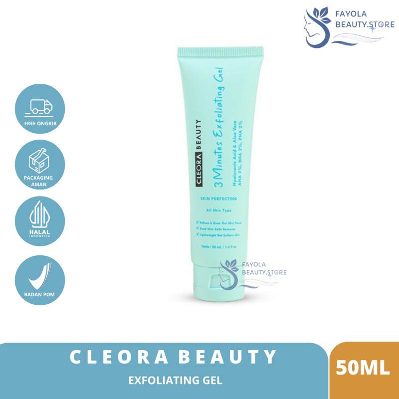 Jual CLEORA BEAUTY 3 MINUTES EXSFOLIATING GEL | Shopee Indonesia