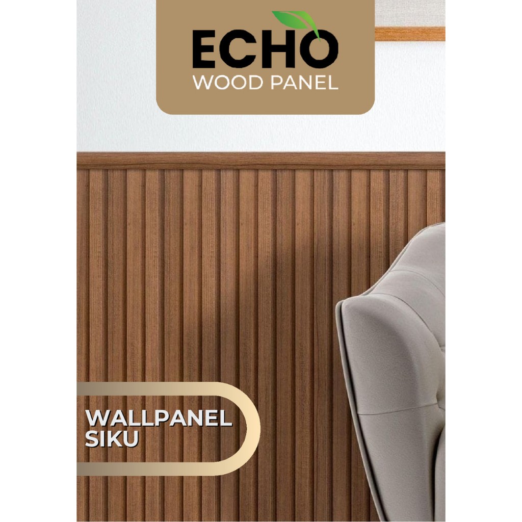 Jual ECHO List Siku L PVC Wallpanel / Aksesoris Siku Penutup Wall Panel ...