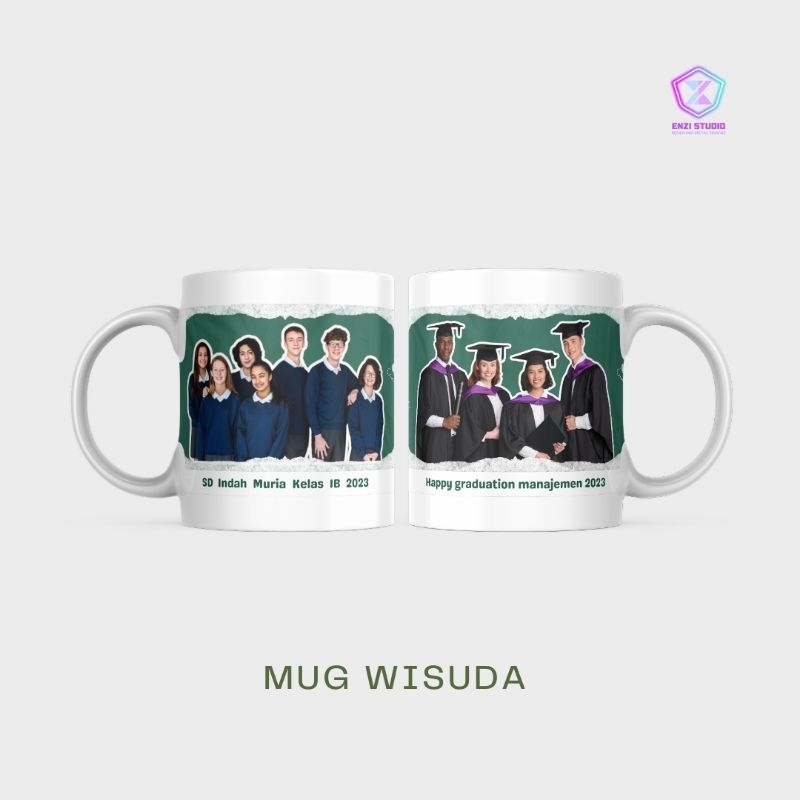 Jual MUG CUSTOM FOTO WISUDA BEBAS REQUEST DESAIN | Shopee Indonesia