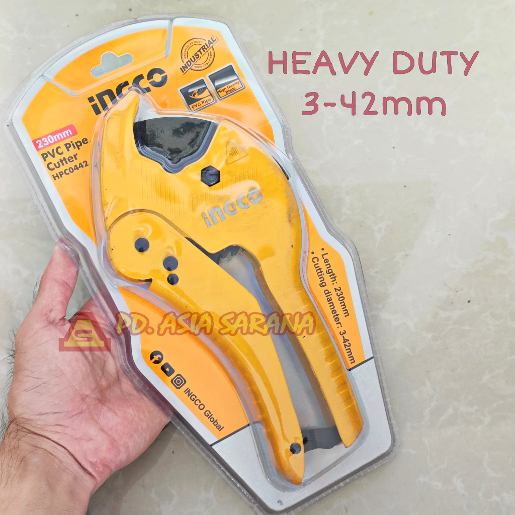 Jual Pipe Cutter 3-42mm INGCO HPC0442 Heavy Duty Tang Potong Pipa Paralon | Shopee Indonesia