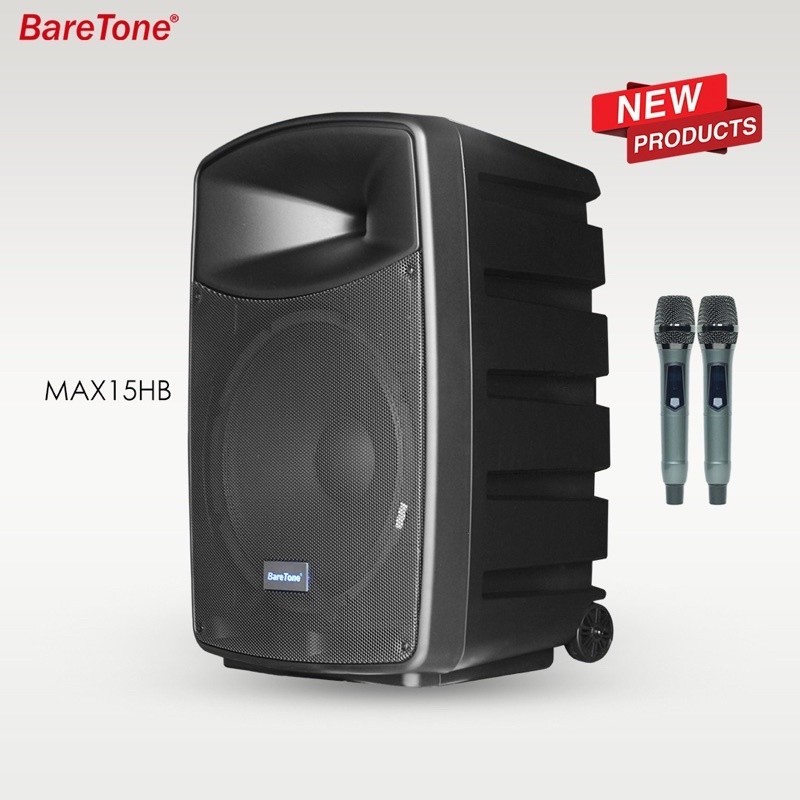Jual Speaker Meeting Portable Wireless Baretone max15 Hb 15 inch Spiker Bluetooth Karaoke ...