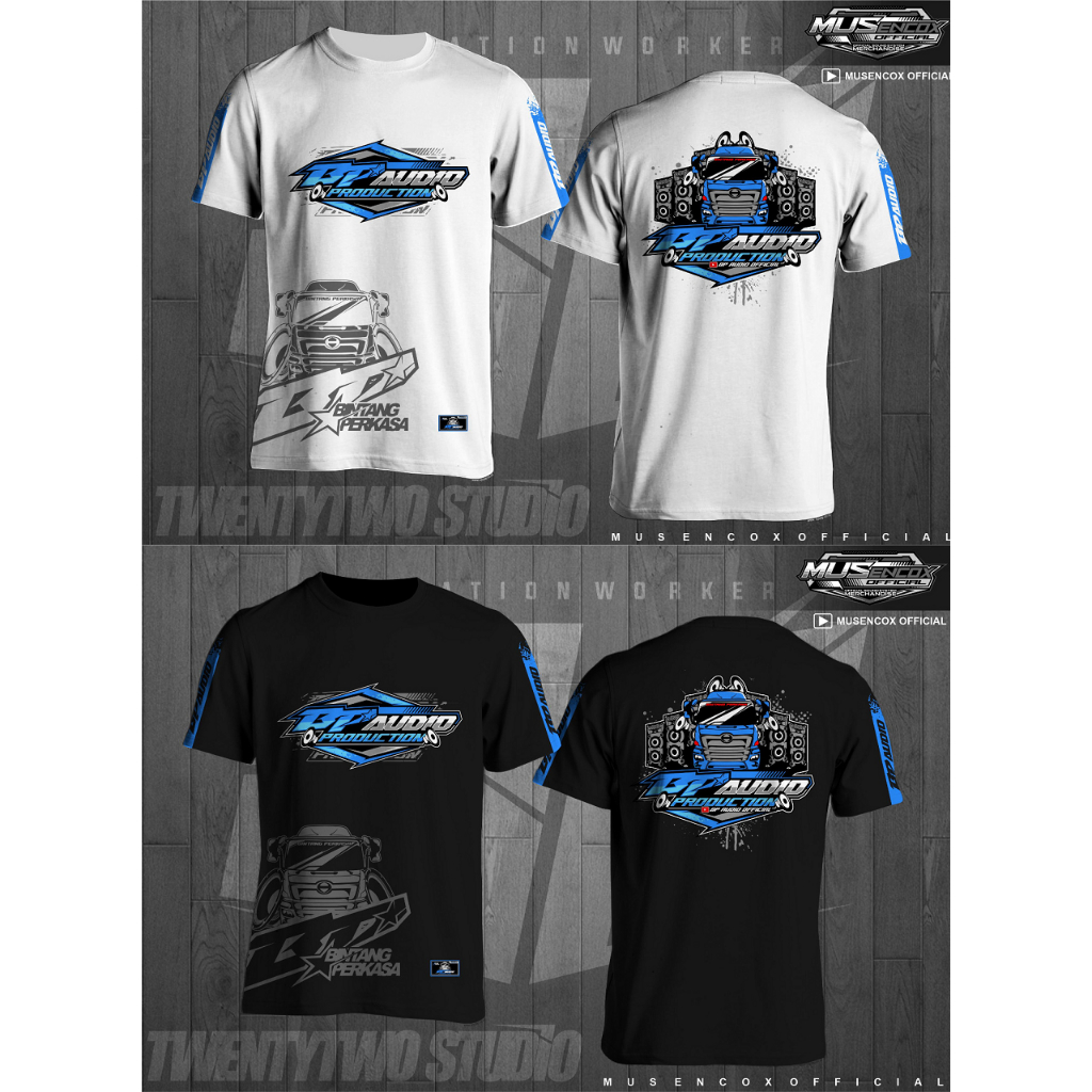 Jual T Shirt BP Audio Watermark Truk | Shopee Indonesia