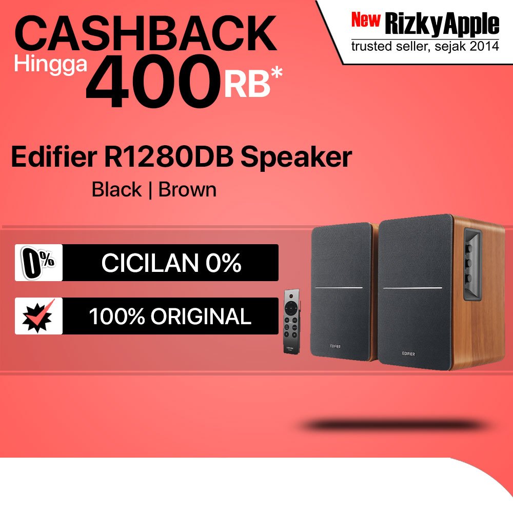 Jual Edifier R1280DB Powerful Bluetooth Bookshelf Active Speaker | Shopee Indonesia