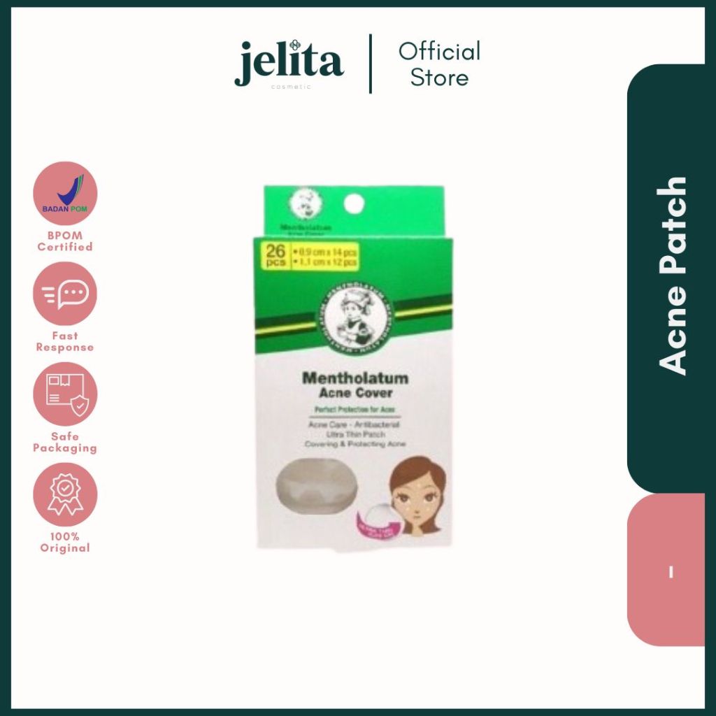 Jual Jelita Cosmetic - ACNES MENTHOLATUM ACNE COVER | ACNE PATCH ...