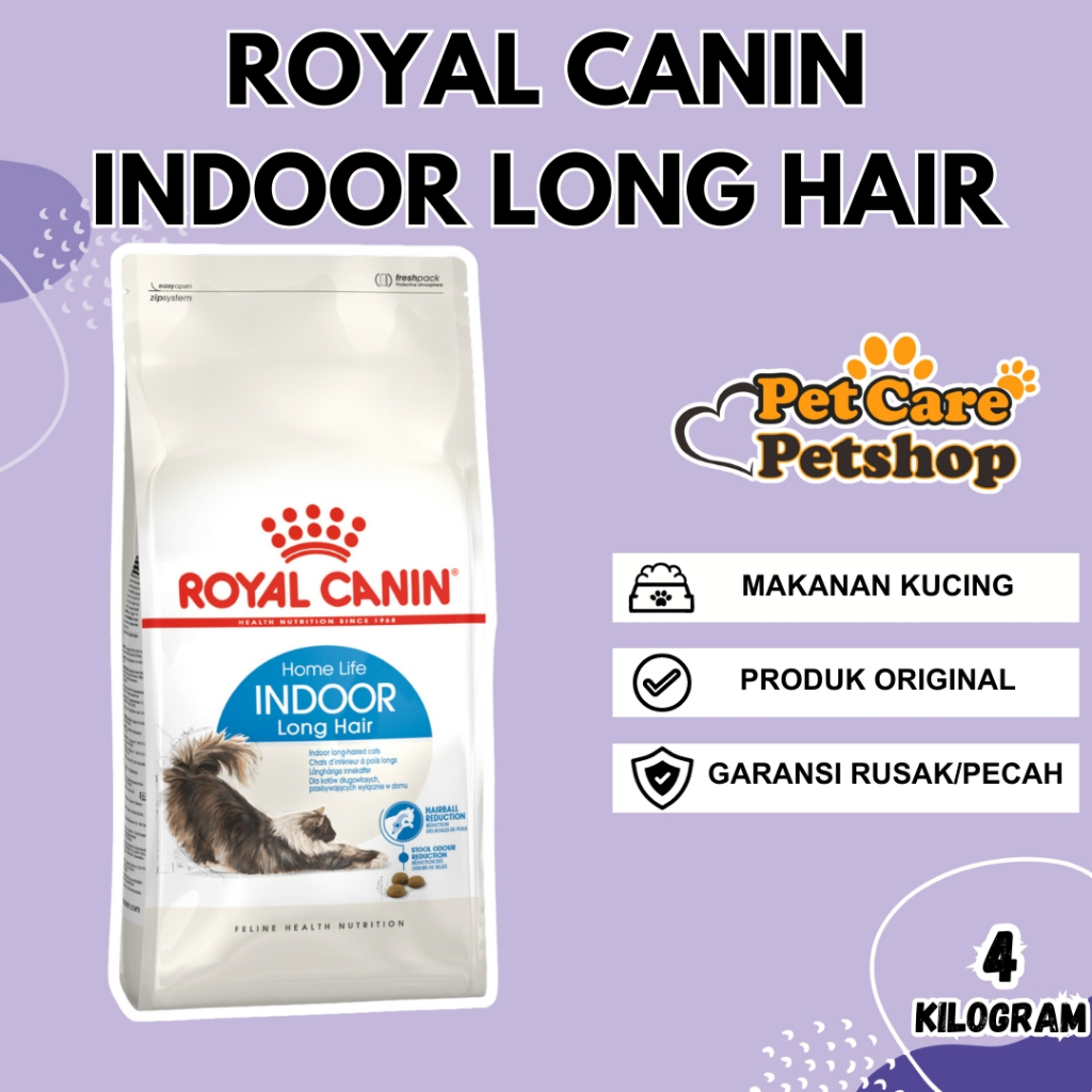 Jual Makanan Kucing Kering Dewasa Royal Canin Indoor Long Hair Adult ...