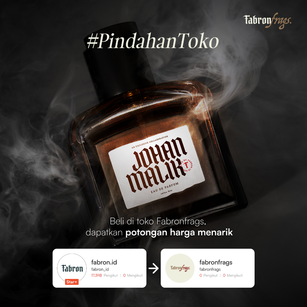 Jual Parfum Johan Malik - EDP 50ml - by Fabronfrags | Shopee Indonesia