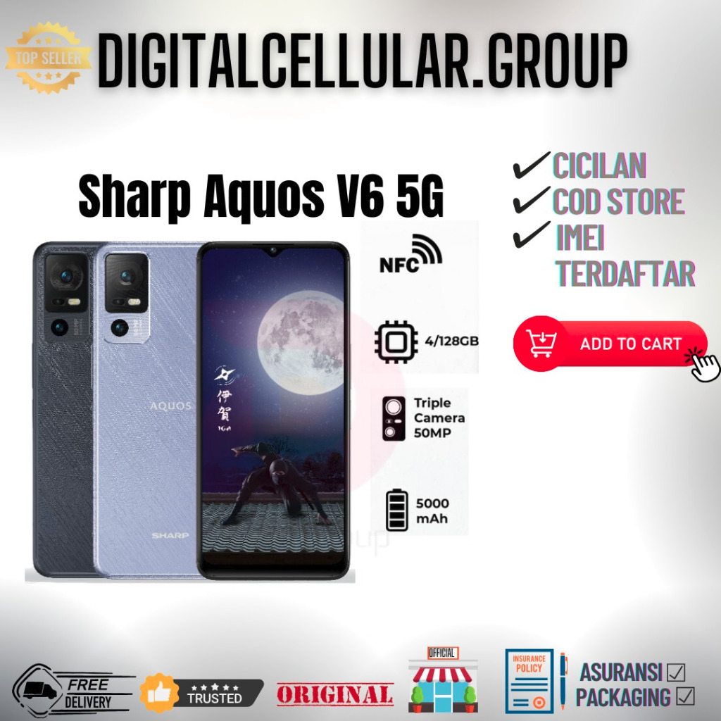 Jual Sharp Aquos V6 5G 4/128 GB | Shopee Indonesia
