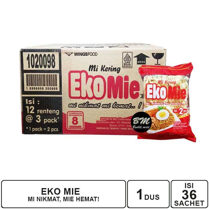 Jual 1 DUS ISI 36 SACHET EKO MIE KERING | Shopee Indonesia