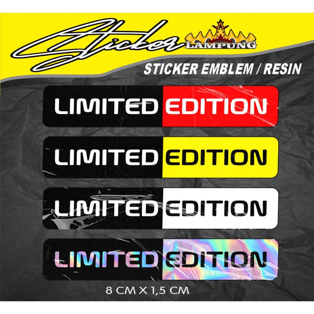 Jual STIKER EMBLEM / RESIN / TIMBUL STIKER TULISAN KEREN STIKER VARIASI ...
