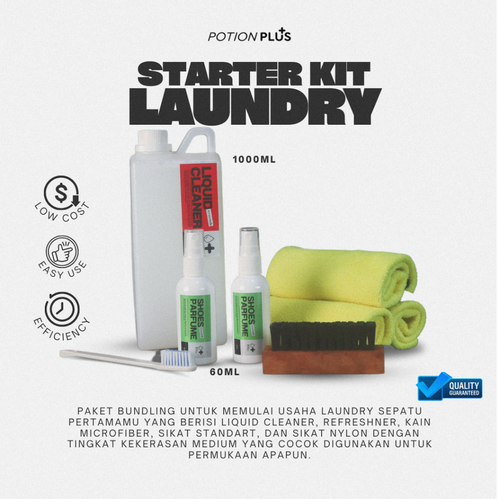 Jual Paket Pembersih Sabun Cuci Sepatu Premium Laundry Starter Kit ...