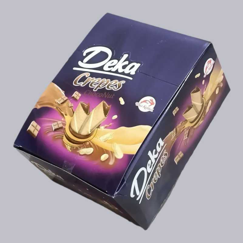 Jual DEKA CREPES rasa choconut / chocobanana BOX ISI 12PCS | Shopee ...