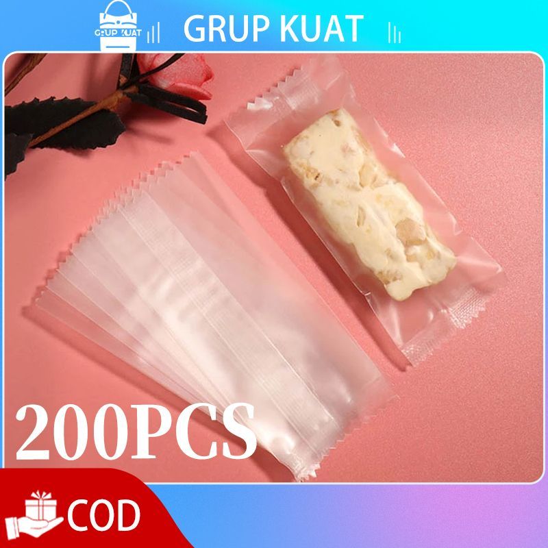 Jual 200pcs Nougat Plastic Packaging Bag/Nougat Kantong Bungkus ...