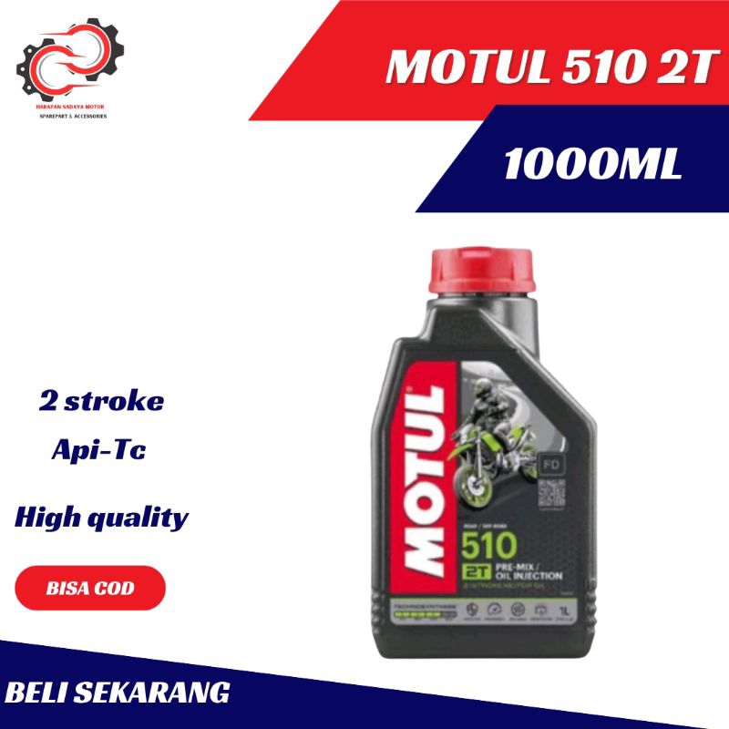 Jual OLI SAMPING MOTUL 510 2T 1LITER | Shopee Indonesia