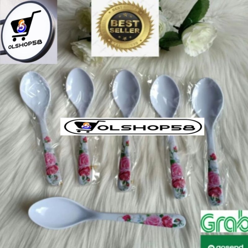 Jual ( ISI 100pcs) SENDOK MELAMIN KEMAS PLASTIK | Shopee Indonesia