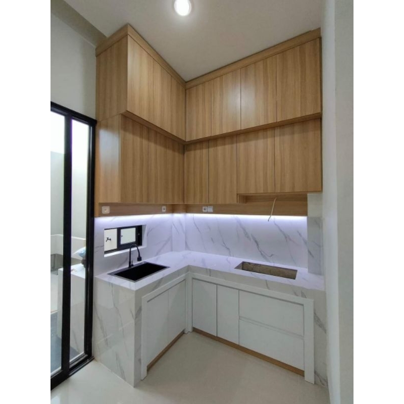 Jual Lemari HPL / Kitchen set /lemari dapur | Shopee Indonesia