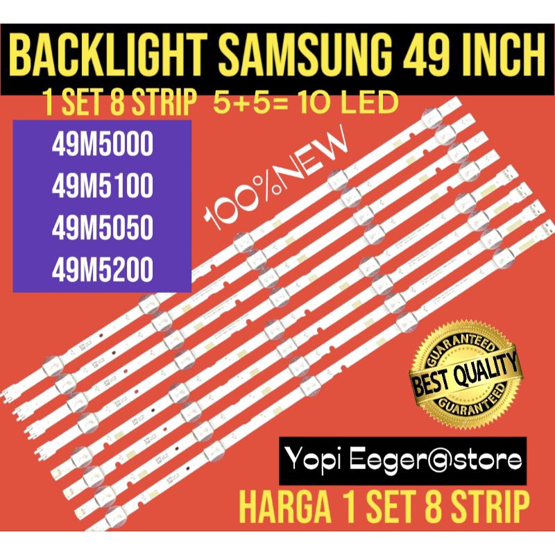 Jual BACKLIGHT TV LCD LED SAMSUNG 49 INCH 49M5000 49M5100 495050 49M5200 | Shopee Indonesia