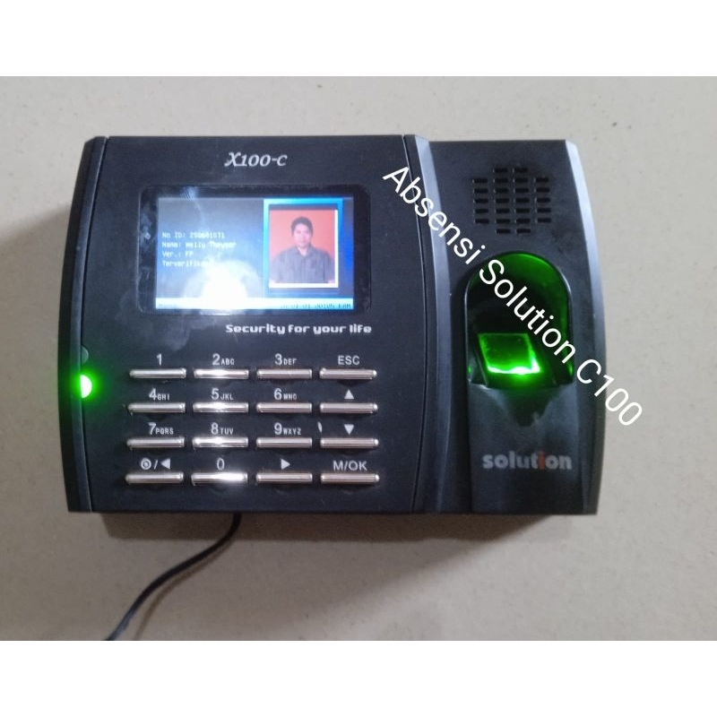 Jual Mesin Absensi Finger Print merk Solution X100C (second) | Shopee ...