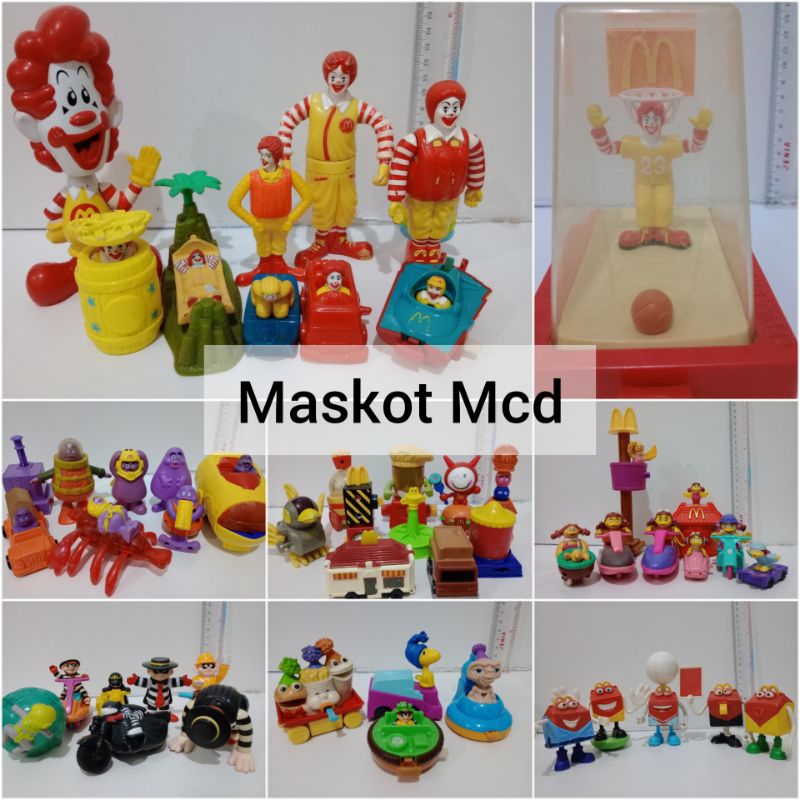 Jual D - Preloved Hamburglar maskot mcd koleksi vintage rare murah ...