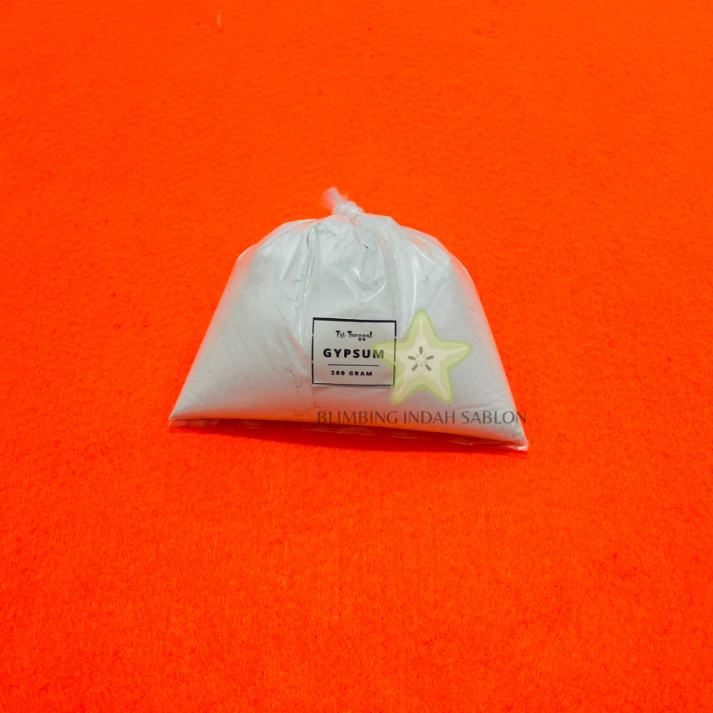 Jual Bubuk Gypsum 200gr Serbuk Gipsum Semen Putih Tepung Bahan ...