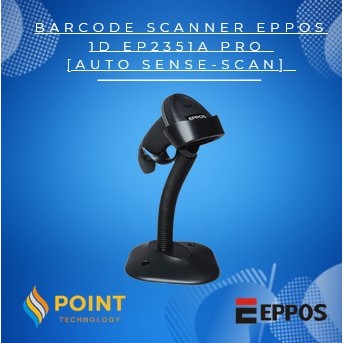 Jual Barcode Scanner EPPOS 1D EP2351A PRO [Auto Sense-Scan] Promo Murah | Shopee Indonesia