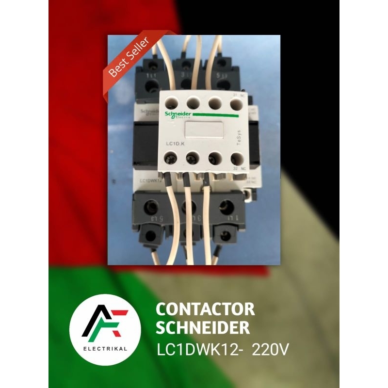 Jual CONTACTOR SCHNEIDER LC1DWK12 VOLTASE KONTAKTOR 220V ORIGINAL ...