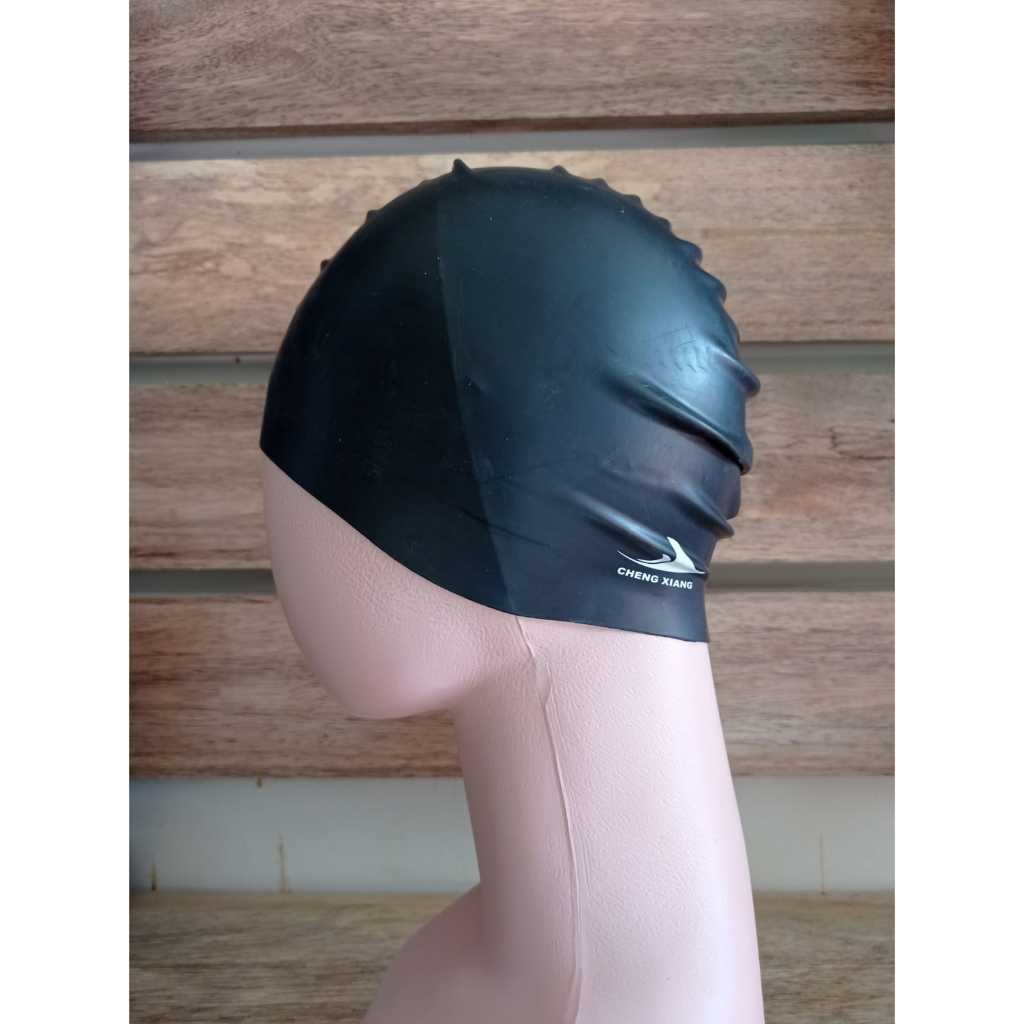 Jual Swimming Cap Silicone Swim Adult Topi Renang Dewasa Penutup Kepala ...