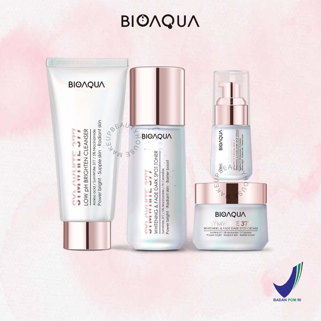 Jual BIOAQUA SymWhite 377 Whitening & Fade Dark Spot Series - Facial Wash | Toner | Serum ...