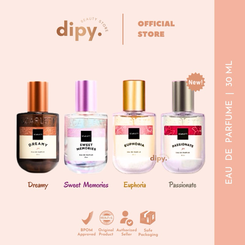 Jual SCARLETT - Eau De Parfume Series 30 ml Sweet Memories Dreamy ...