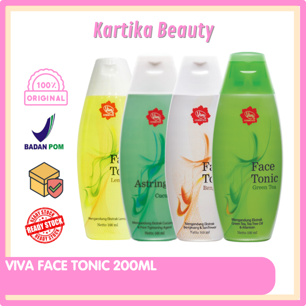 Jual VIVA FACE TONIC BESAR 200 ML TONER VIVA : BENGKOANG / ASTRINGENT ...