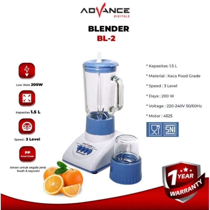 Jual BLENDER ADVANCE BL-2/BL-20/BL-11 | Shopee Indonesia