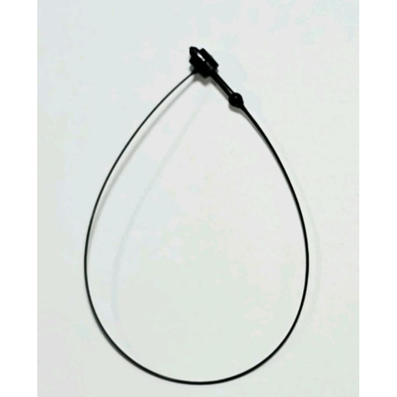 Jual TALI HANG TAG PLASTIK HITAM LOCK PIN LOOP PIN ISI 100 PCS WLBEE ...