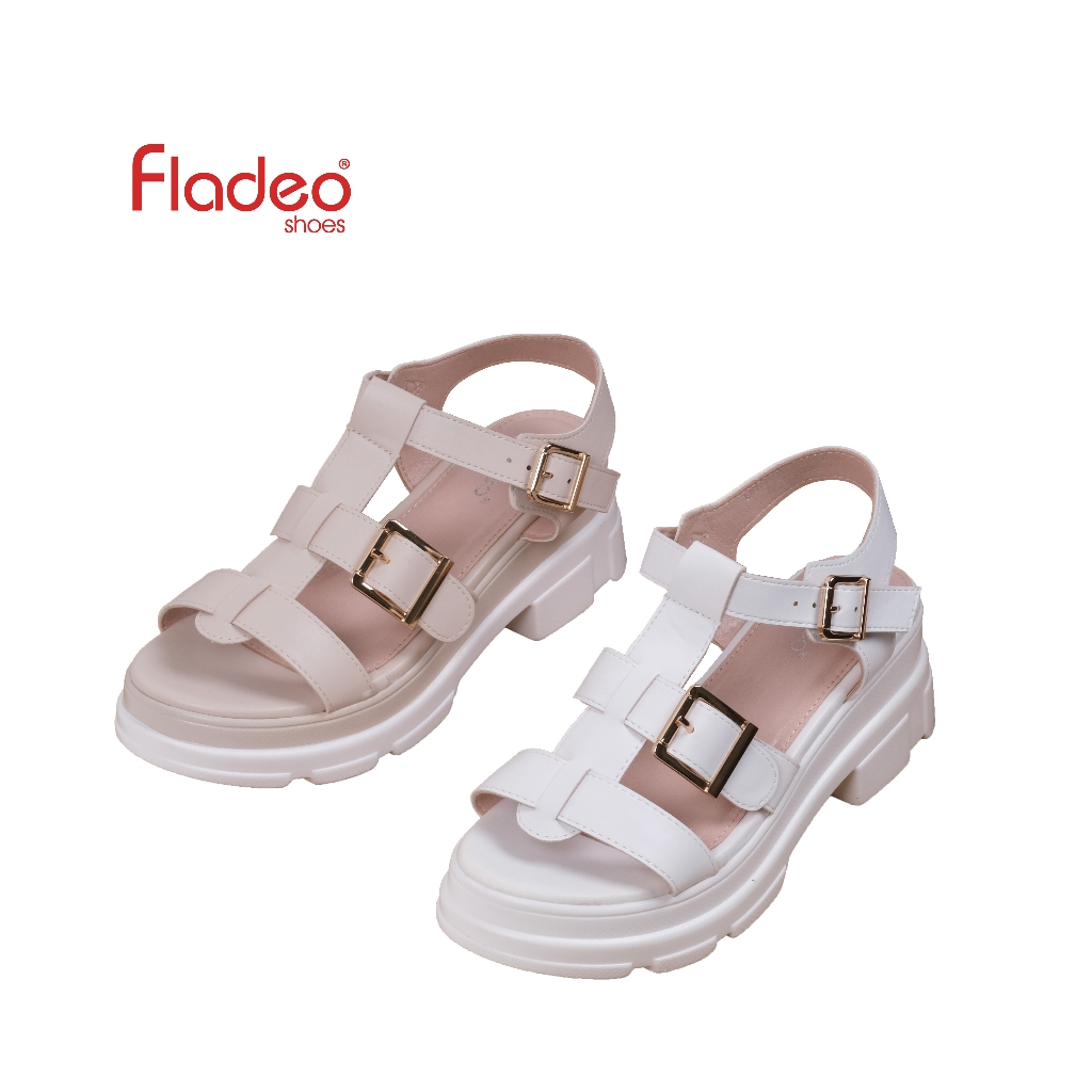 Jual Fladeo K23/LDT468-1LU/Sandal Wedges Tali Wanita [ Strap Wedges ...