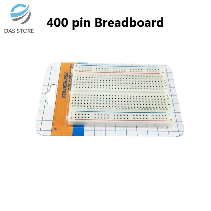 Jual Breadboard 400 Pin Lubang Arduino Solderless 400 Titik 400p