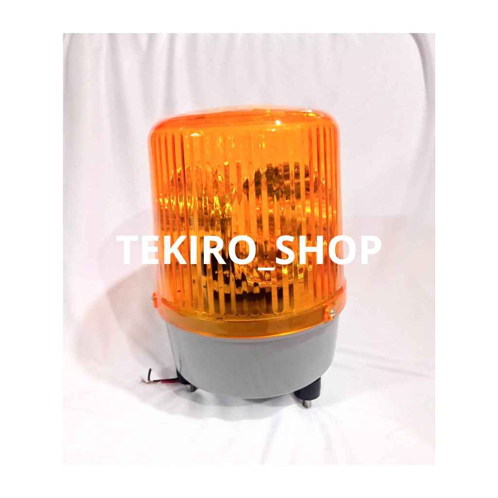 Jual LAMPU PUTAR ROTARY 24VOLT WARNING LIGHT BESAR 7IN LAMPU ROTARI ...