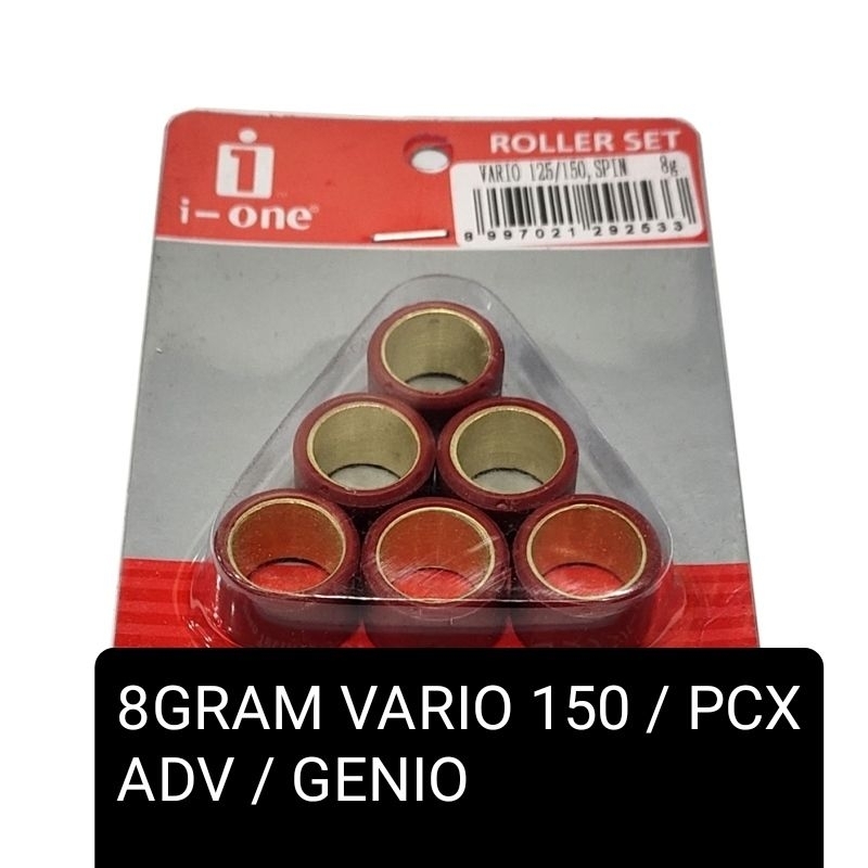 Jual ROLER ROLLER RACING 8 GRAM VARIO 150 / 125 FI / PCX ADV GENIO ...