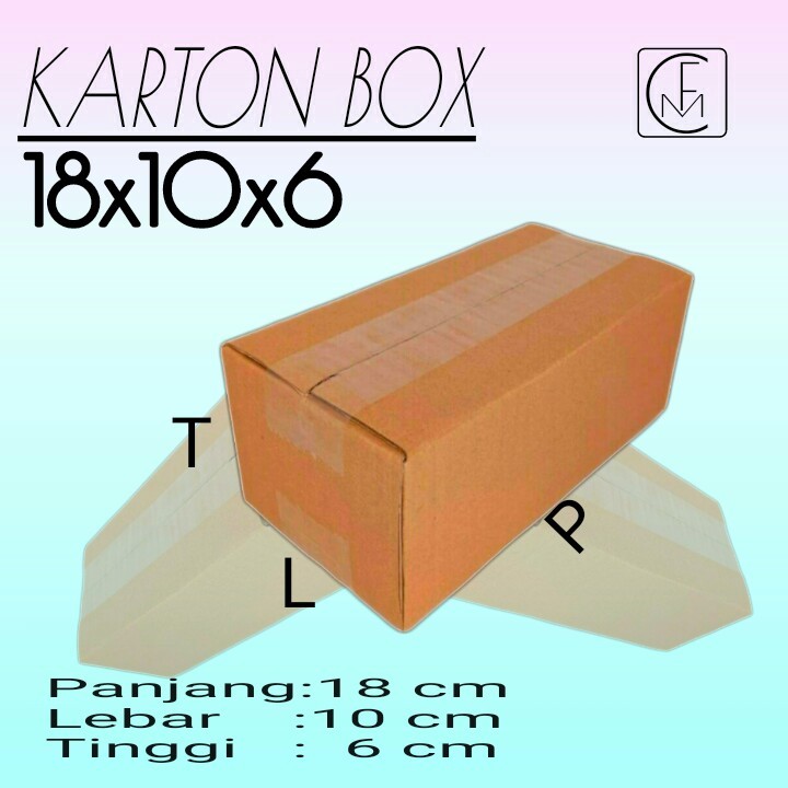 Jual Karton Box Ukuran 18x10x6 kardus murah/kardus kecil/kardus ...