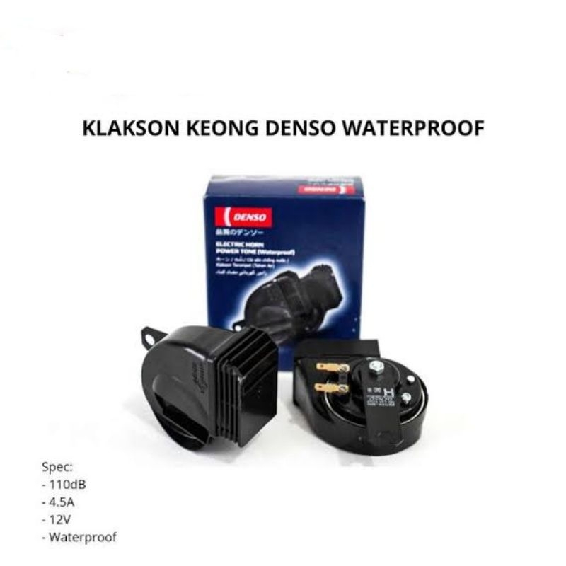 Jual KLAKSON KEONG DENSO KEONG WATERPROOF MOTOR DAN MOBIL ISI 2 ...