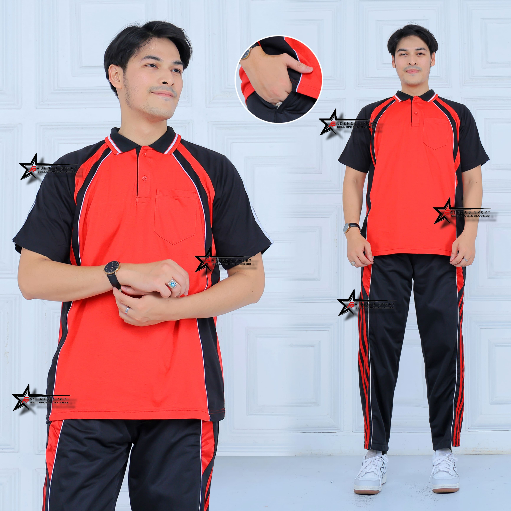 Jual Baju olaharaga lengan pendek one set pria / seragam olaharaga ...