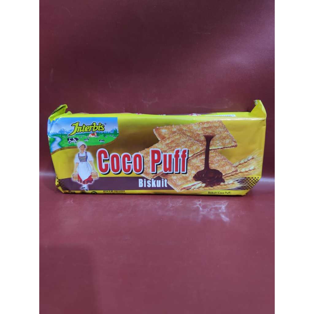 Jual Interbis Coco Puff Biscuit 230gr | Shopee Indonesia