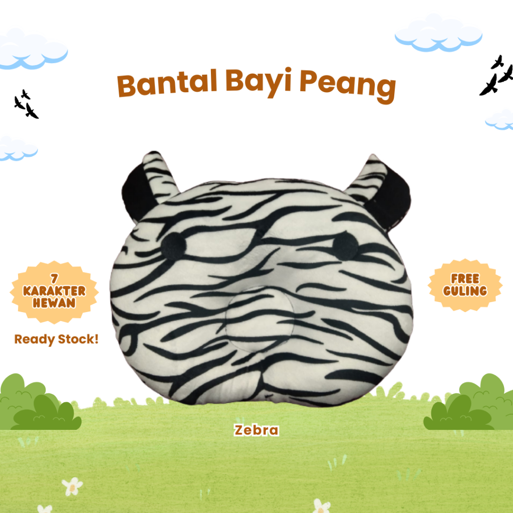 Jual Bantal Bayi Peang/Peyang Karakter Hewan Zebra | Shopee Indonesia