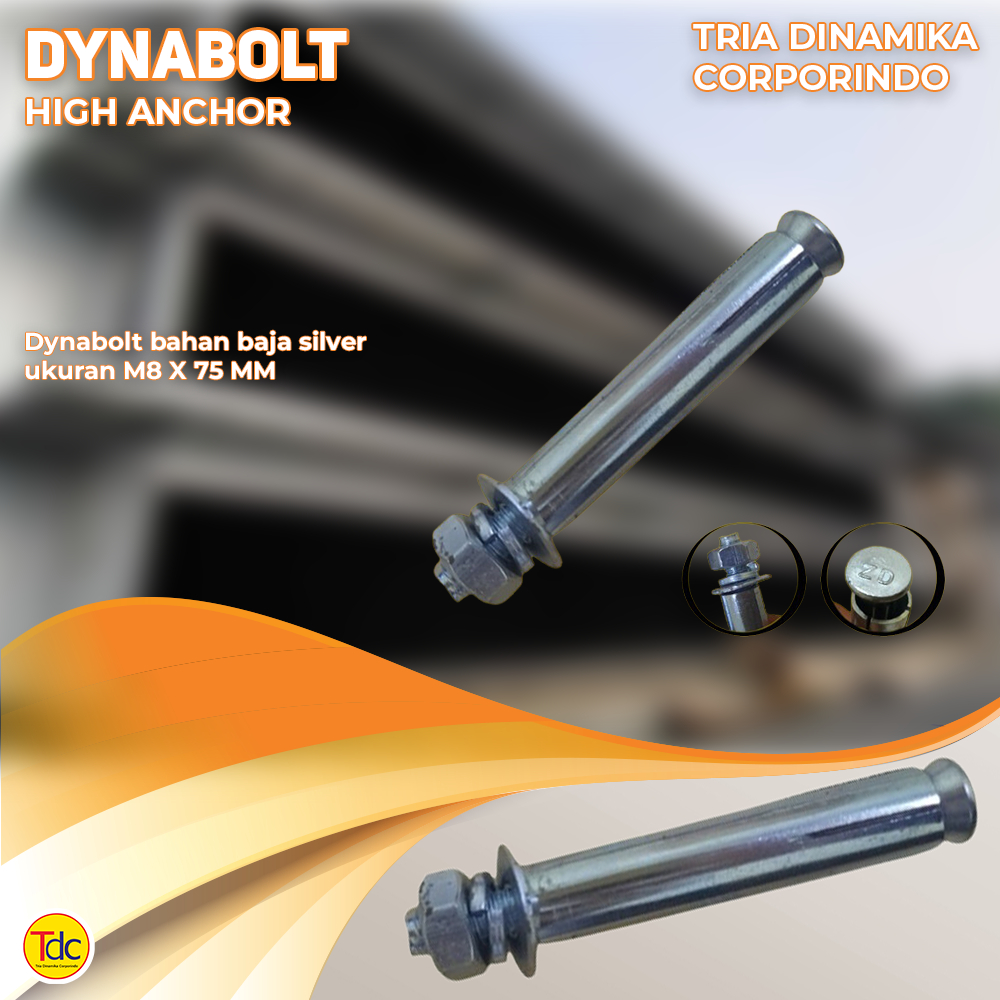 Jual Dynabolt High Anchor m8 x 75 - Alat Ternak Kandang Ayam | Shopee ...